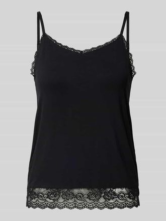 CCDK Copenhagen Pyjama-Oberteil mit Spitzenbesatz Modell Kendall