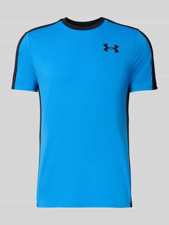 Under Armour T-Shirt mit geripptem Rundhalsausschnitt