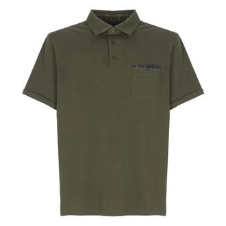 Barbour Three Buttons Poloshirt - - Tops - Herren - Gr&uuml;n - L