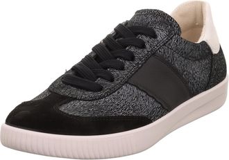 Legero Damen Sneaker Silence Frauen Schn&uuml;rschuhe,Schn&uuml;rer,Halbschuhe,Stra&szlig;enschuhe,Business,Freizeit Weite: G (WMS), SCHWARZ (SCHWARZ) (200), 42.5 EU