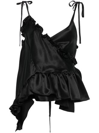 Cecilie Bahnsen haut Alessandra - Noir