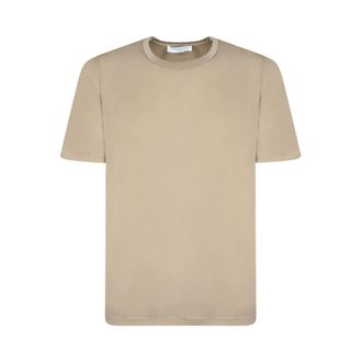 Daniele Fiesoli T-Shirt mit Rundhalsausschnitt und kurzen &Auml;rmeln - - Tops - Herren - Braun - S