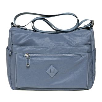 KAUKKO Damen Umhängetasche, Leicht Shoulder Bag Wasserdicht Schultertasche Messenger Multi-Tasche, Geldbeutel, Dunkelgrau-1513