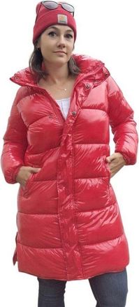 Herrlicher Steppjacke 7833-N3199-Tam gl&auml;nzender Steppmantel mit veganer Sorona-F&uuml;llung aus recycelten Nylon