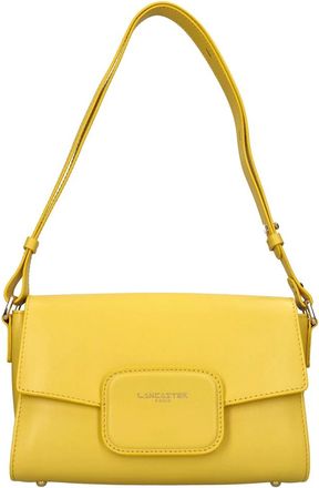 Lancaster Femme, Sacs, Jaune, Taille: ONE Size Sac Bandouli&egrave;re en Cuir