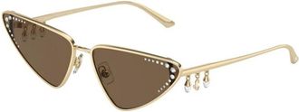 Jimmy Choo London Femme, Accessoires, Jaune, Taille: 63 MM Jc4001B Lunettes de soleil