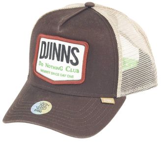 Djinns Trucker Cap Nothing Club 2 HEATDYE Dark Brown, Size:ONE Size