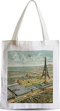 Fabulous Grand Sac Shopping Plage Etudiant Exposition Universelle Paris 1889 Paris Dessin Vue Aerienne Tour Eiffel