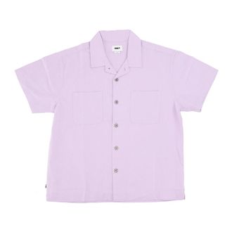 Obey Orchid Petal Gewebtes Hemd Kurzarm - - Shirts - Herren - Lila - S