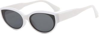 Generic Lunettes De Soleil D&eacute;coratives For Femmes, Id&eacute;ales For Les D&eacute;placements En Ext&eacute;rieur, Vacances, Le Sport(White)