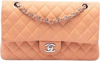 Chanel Sac bandouli&egrave;re vintage double rabat Pre-owned - Femme - Pre-owned - Beige - Taille: ONE Size