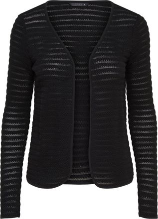 Only Damen Onlcrystal Ls Cardigan Noos Strickjacke, Schwarz, XS EU