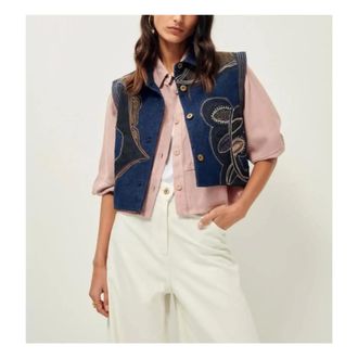 Sessun Veste Sans Manches Brod&eacute;e Moorfolk Sess&ugrave;n