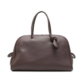 Jacquemus Braune Lederhandtasche Aw25 - - Bags - Herren - Braun - ONE SIZE