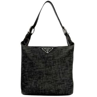 Prada Sac bandouli&egrave;re vintage doccasion - Femme - Pre-owned - Noir - Taille: ONE Size