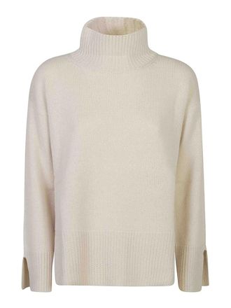 Le Tricot Perugia Pull Col Rond - Beige