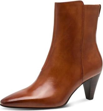 Tamaris Femme Damen Boot Heel 1-25364-45 Bottine, Cognac, 39 EU