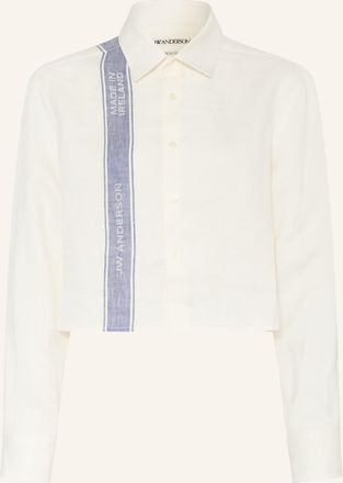 J.W.Anderson Jw Anderson Hemdbluse Aus Leinen weiss