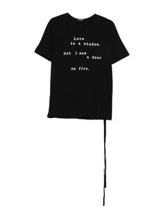 Ann Demeulemeester T-Shirt - Schwarz