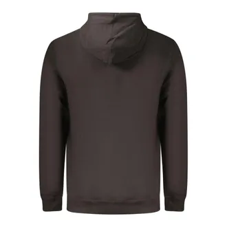 Tommy Hilfiger Logo-Embroidered Cotton Hoodie - Black