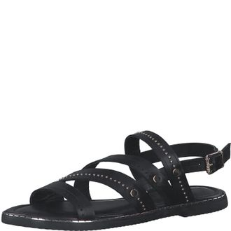 s.Oliver Damen 5-5-28105-20 Sandale, Black, 38 EU