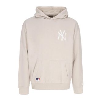 New Era Yankees Leichter Hoodie Essentials Sweatshirt - - Sweatshirts & Hoodies - Herren - Beige - XL