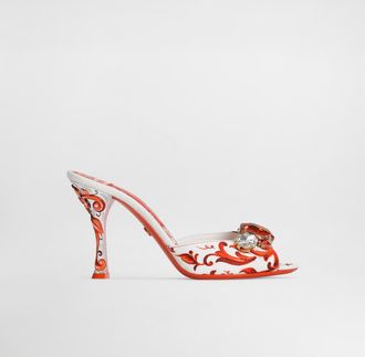 Dolce & Gabbana Sandalo - Frau Pantoletten Und Mules Multicolor Baumwolle 35.5