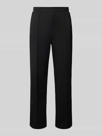 Review Straight Fit Sweatpants mit elastischem Bund