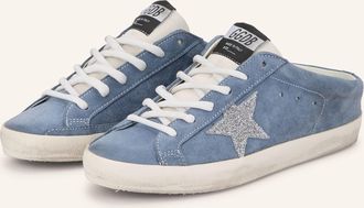 Golden Goose Mules Super-Star blau