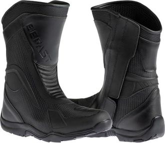 Be Fast Bottes de moto haute visibilit&eacute; REFLECT 2.0 WP noires, taille 41
