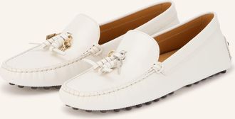 Tod's Tods Mokassins Gommino weiss