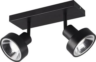 Trio Leuchten Strahler Leon 800700232, Metall Schwarz matt, exkl. 2x GU10