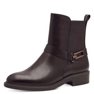 Tamaris Damen Stiefelette Blockabsatz Vegan; MAHOGANY, EU 40