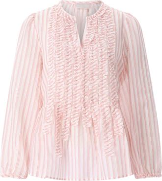 Hemisphere Femme, Blouses et Chemises, Rose, Taille: 42 FR Blouse