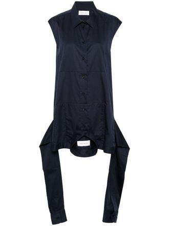 Viktor & Rolf robe-chemise Upside Down - Bleu