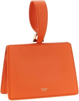 Ferragamo Femme, Sacs, Orange, Taille: ONE Size Mini Pochette