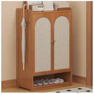 Generic Schuhbank,Landhausschrank mit T&uuml;ren,gro&szlig;es 7-st&ouml;ckiges Regal,freistehendes Regal f&uuml;r Eingangsbereich,Flur,Kleiderschrank,Schlafzimmer,Wohnzimmer