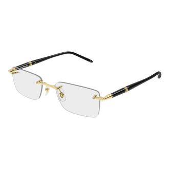 Montblanc Montblanc - Mb0536O Monture Optique - Homme - Accessoires - Jaune - Taille: 54 MM