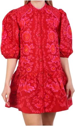 Farm Rio Farm Rio, Femme, Robes, Rouge, Taille: 42 FR Farm RIO - Robes > Robes de jour > Robes courtes