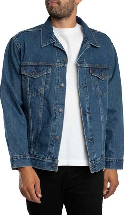 Levi's Truckerjacke Mit L&auml;ssiger Passform, Blau