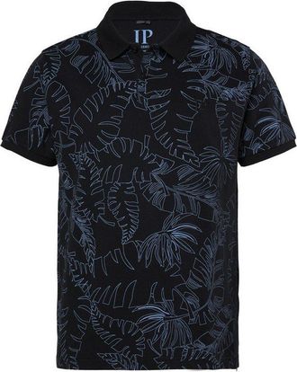 JP1880 Poloshirt Poloshirt Halbarm Piqu&eacute; Alloverdruck bis 8 XL