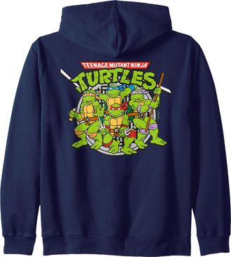 Teenage Mutant Ninja Turtles TMNT Turtle Power-Logo, Teenage Mutant Ninja, 80er-Jahre-Retroshow Kapuzenjacke