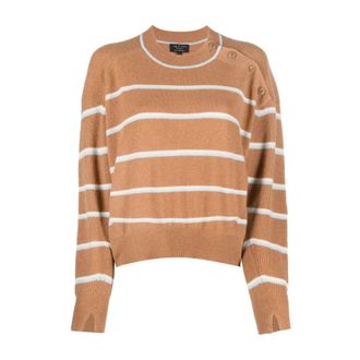 Rag & Bone Kaschmir Streifen Pullover in Beige - - Knitwear - Damen - Beige - M