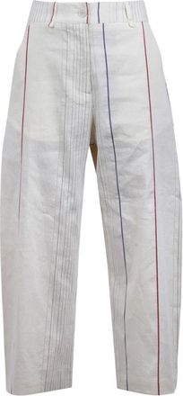 PDR Phisique Du Role Femme, Pantalons, Multicolore, Taille: 40 FR Pantaloni Kyoto in pinstripes