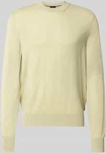 HUGO BOSS Regular Fit Pullover aus reiner Schurwolle Modell H-Leno