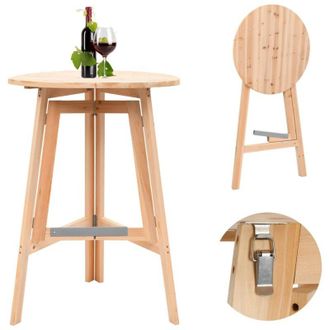 vidaXL Klappbarer Bartisch 78 cm Tannenholz - Vidaxl