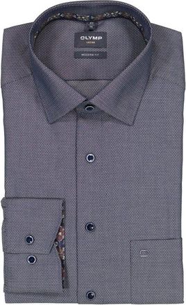 Olymp Herren Hemd blau