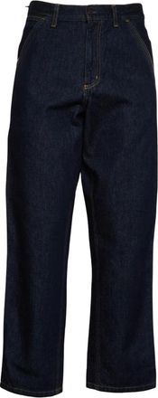 Carhartt Work in Progress Homme, Pantalons, Bleu, Taille: W30 Single Knee Pant
