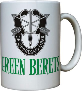Copytec Green Berets Wappen Militär Amerika De oppresso liber - Tasse 9893