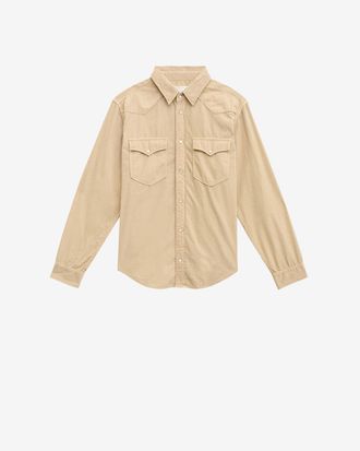 Isabel Marant Hemd Vasco - Herren - Beige - Gr&ouml;&szlig;e Xs - Isabel Marant